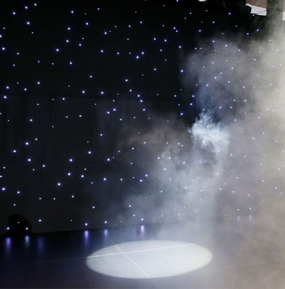 Show LED Star Cloths for Stage Backdrops & Sparkling Star Curtains